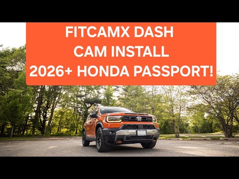 2026 Honda Passport Hidden Dashcam Install FITCAMX!
