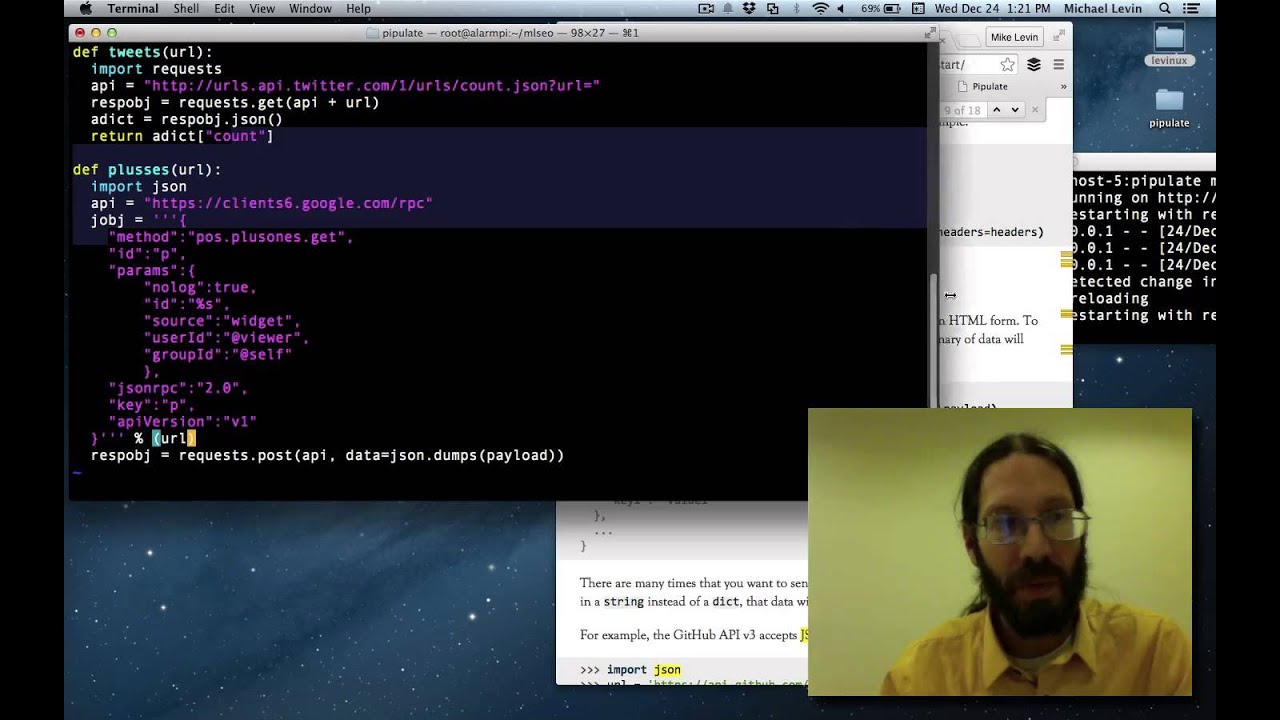 Google Plus API Python Example