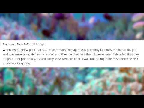 When you knew it was time to leave retail pharmacy. Reddit Pharmacy Stories