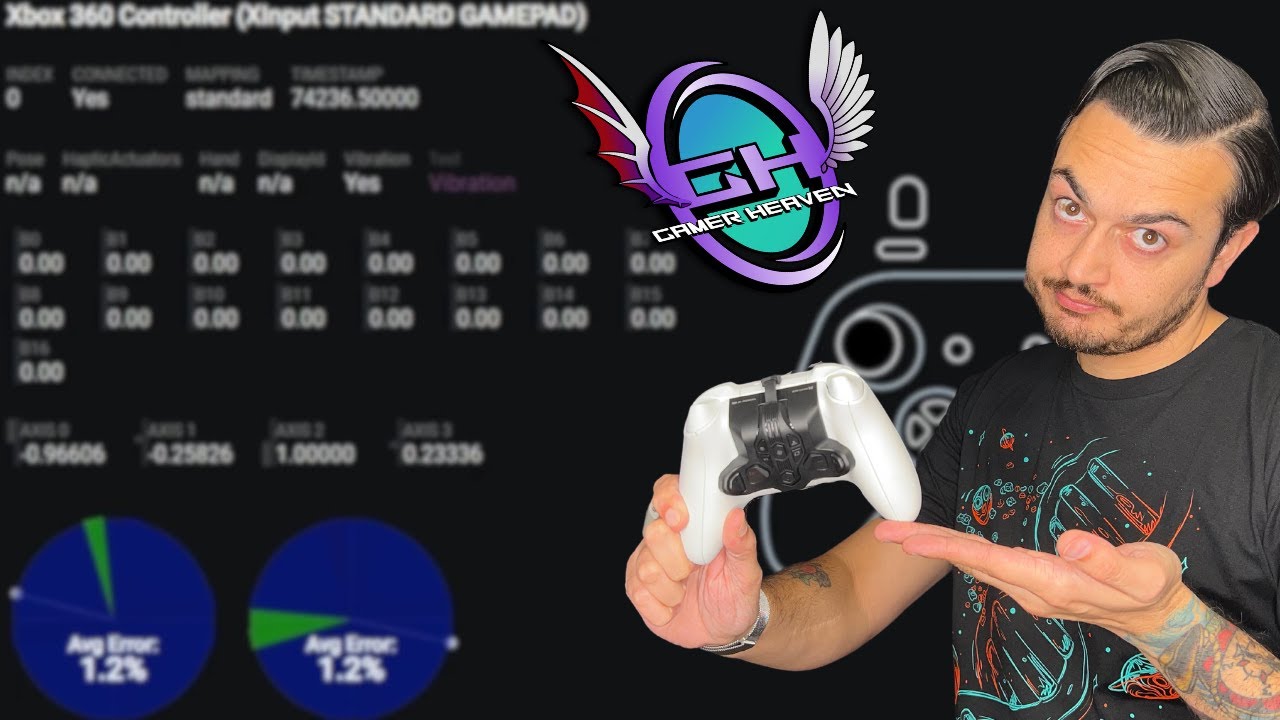 Gamepad Tester Tutorial-Free and Easy Controller Diagnostics!