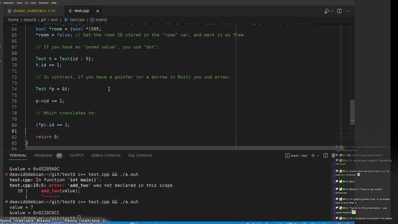 Presentation - Memory management, programs and pointers | #Linux
