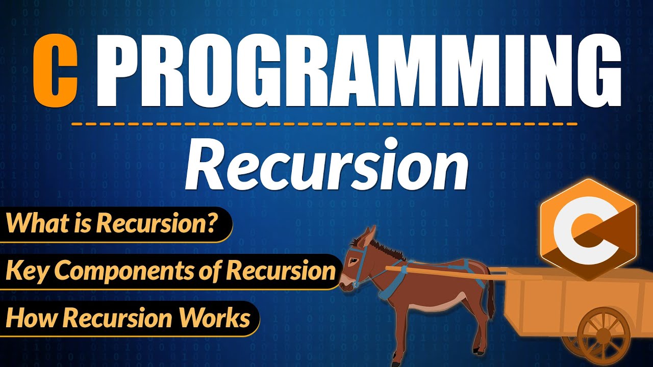 C Programming Tutorial #11 | What is Recursion? | How Recursion Works? | Key Components of Recursion