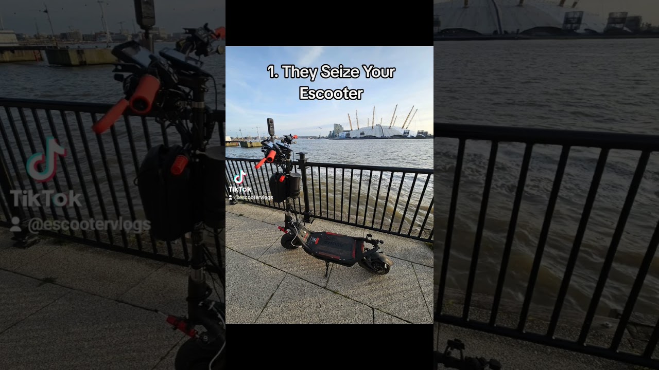 Do NOT pull over for Police #nightrider #escooter #ebike #london