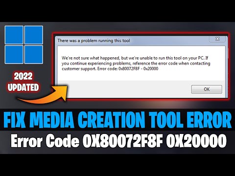 Windows Media Creation Tool Error Code 0X80072F8F 0X20000 (Easy Fix)