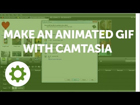 How to make an animated GIF in Camtasia Studio 8 Video Lecture - Create ...