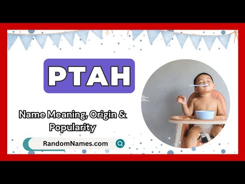 Ptah - Baby Boy Name Meaning, Origin & Popularity - RandomNames.com