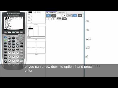DMA 080 - Calculator Operations for Radical Expressions and Rational Exponents (Revised)