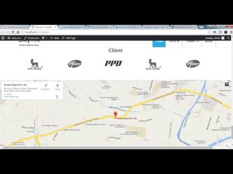 ZIncy Pro - How To Add Google Map And Footer Section