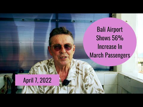 Bali Covid-19 Update/ April 7, 2022/Bali Airport Shows 56% Increase In March Passengers