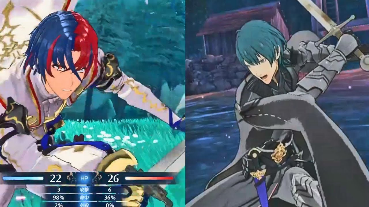 FIRE EMBLEM ENGAGE vs THREE HOUSES Combat Animations Comparison
