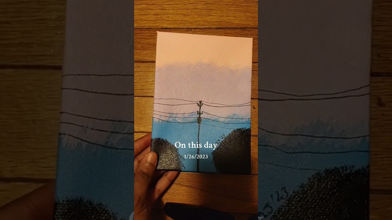 1/26/23 #tbt #tiktok #ytshorts #acrylicpainting  #painting