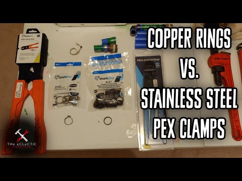 PEX Copper Crimp Rings vs. Stainless Steel Clamps