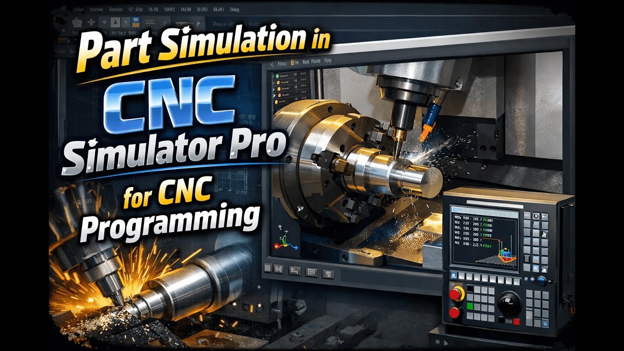 Part Simulation in CNC Simulator Pro | CNC Programming