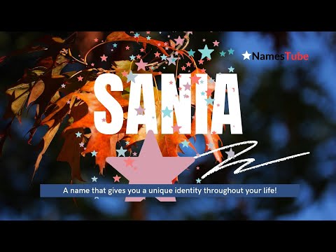 Sania Name meaning in Urdu | English #BabyNames #NamesTube #viralName