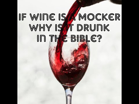 If Wine Is a Mocker, Why Is It Drunk In Bible? 🍷 #jesus #short #bible