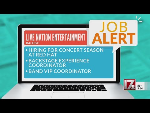 Red Hat Amphitheater in Raleigh hiring for concert season