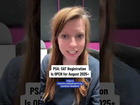 SAT registration is open!!