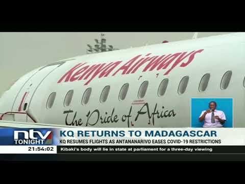 Kenya Airways resumes direct flights to Madagascar