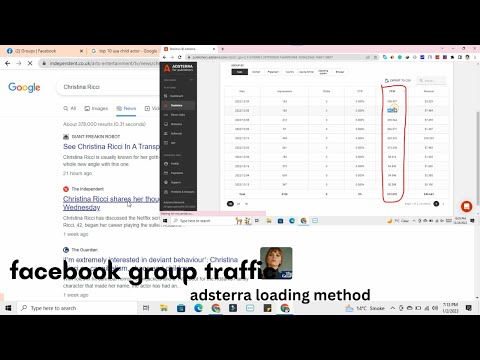 adsterra earning tricks | adsterra loading method | adsterra arbitrage | facebook group traffic