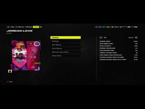 Madden 24 - My Ultimate Team Season 4 Jordan Love New Updated, H2H Stats