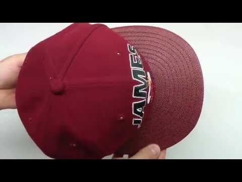 MOVESHOP NEW ERA NBA PLAYERS CAP JAMES MIAMI HEAT TEAM BROWN