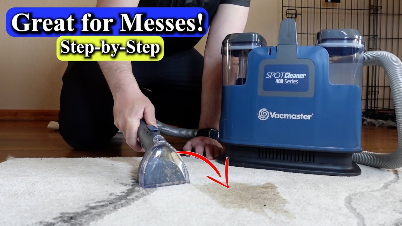 How to Use the Vacmaster Portable Spot Cleaner 400 Series