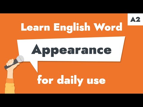 #12 – "Appearance" | Learn A2 English Noun – Describe people precisely.