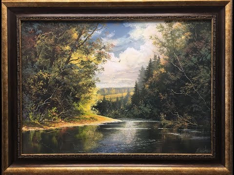 How to paint a River Scene – Video No.264 | contemporary realism with ...