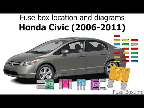 Fuse box location and diagrams: Honda Civic (2006-2011)