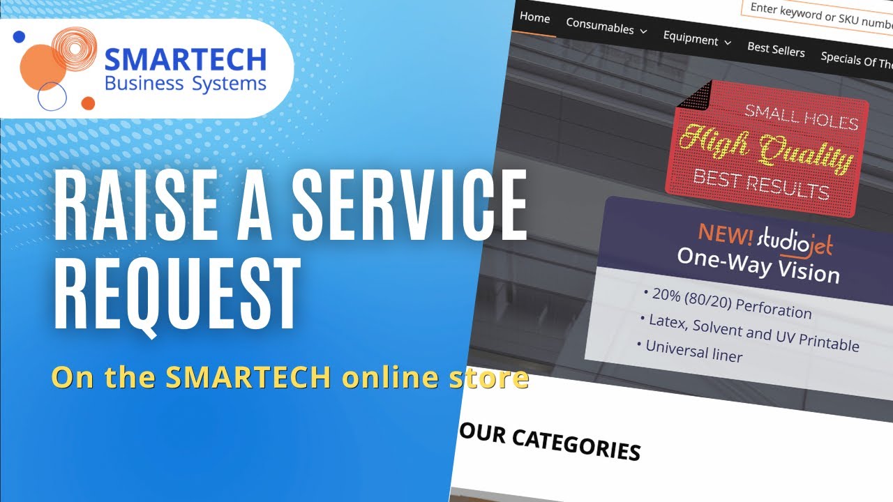 Raise Service Call on the SMAERTECH Online Store