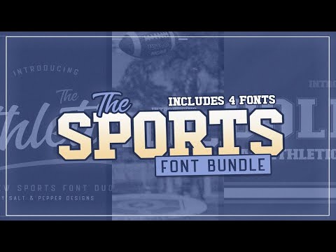 The Sports Font Bundle Font Free Download