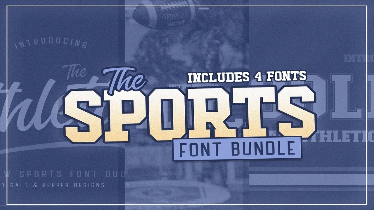 The Sports Font Bundle Font Free Download