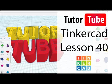 Tinkercad Tutorial - Lesson 40 - Sharing your Designs as a Public Link