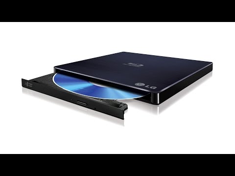 LG BP50NB40 External Blu-ray Writer Unpacking