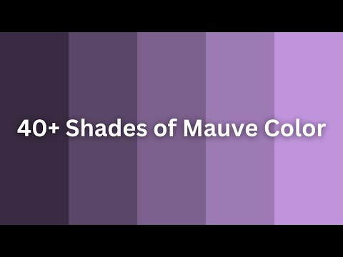 40+ Shades of Mauve Color | Names colours
