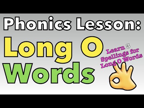 Phonics Rules: Long O 👏 American English 👏 Spelling Rules & Pronunciation