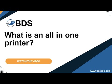 What is an all in one printer?
