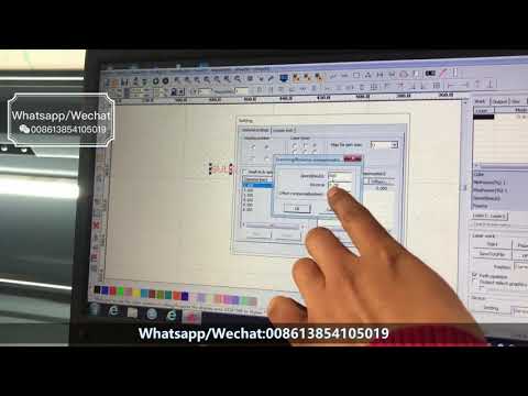 How to set Reverse in RD Laserwork software | Laser engraving parameter set