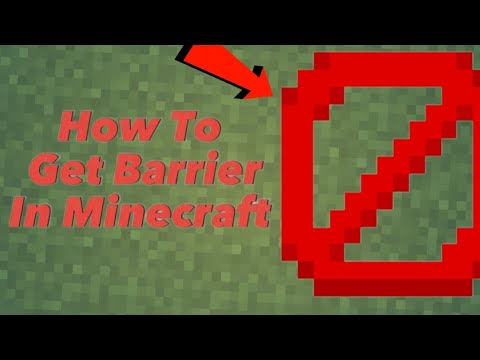 How To Get Barrier Block In Minecraft?