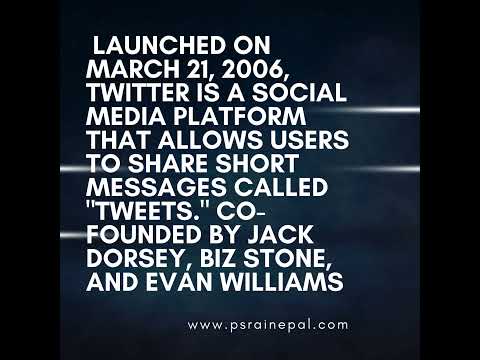 Launched on March 21, 2006, Twitter is a social media platform