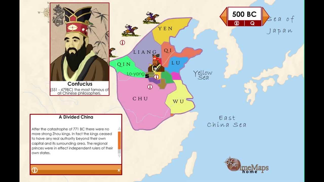 Ancient China Topic TimeMap