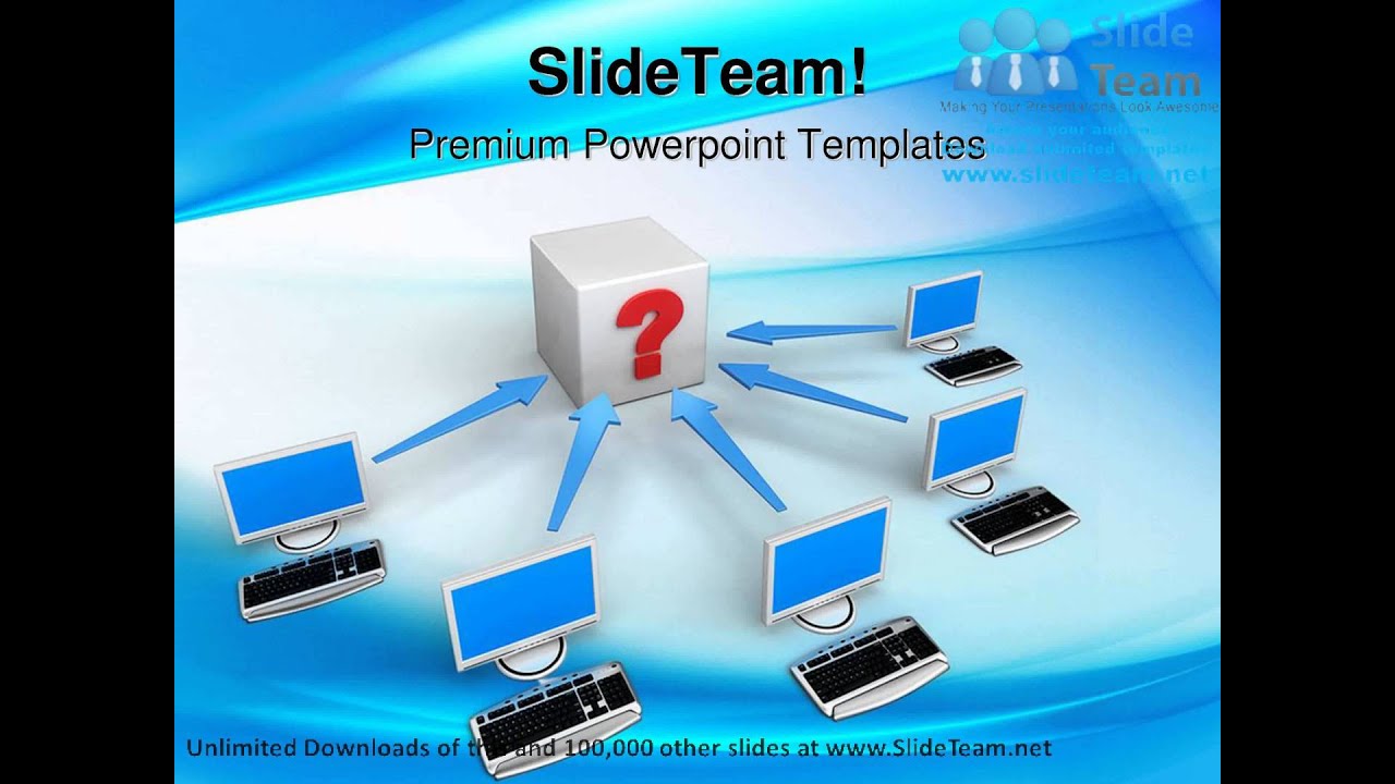 Computer Network With Arrows Internet PowerPoint Templates Themes And Backgrounds ppt themes