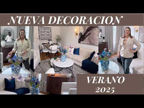 Nueva decoración de La Sala para Verano 2025 /SUMMER LIVING ROOM DECOR / Primavera-Verano 2025!