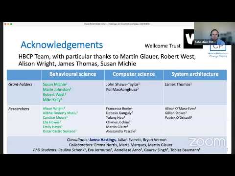 Open Digital Health Webinar - AI-ctionable knowledge from the Human Behaviour-Change Project