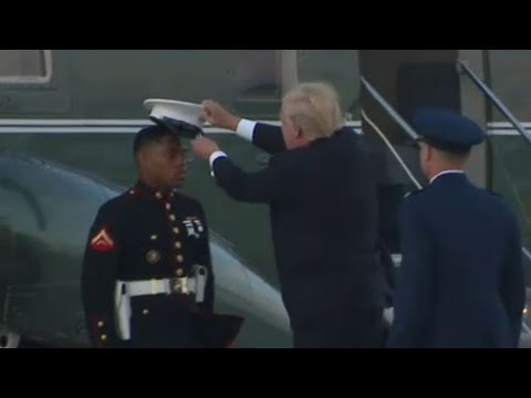 Trump’s Greatest Moments | Day 30 of 1000 | Trump Picks up Hat for Soldier