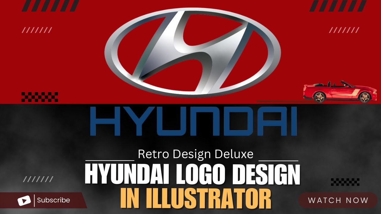 Hyundai Logo Design in Illustrator – Step-by-Step Guide Tutorial!