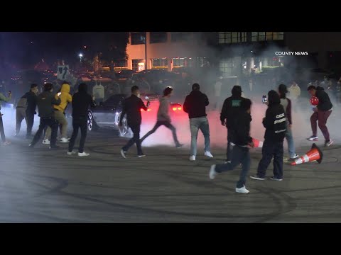 Dangerous Street Takeover Defies Stay-at-Home Order | Tustin, CA