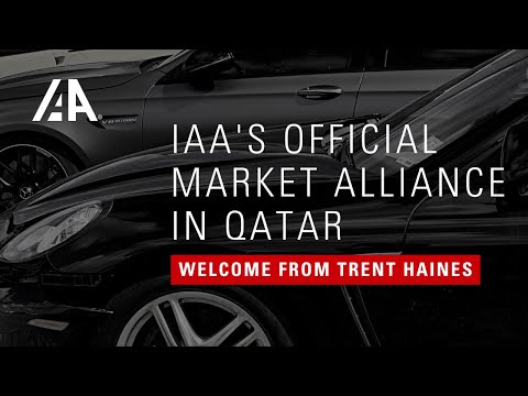 IAA's Official Market Alliance in Qatar - Welcome from Trent Haines