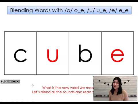 Long o, u, e CVCe Phonics Lesson Day 5