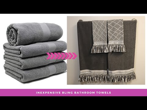 Transforming $2.00 bath towels | SUPER Easy & Inexpensive DIY Tutorial !!